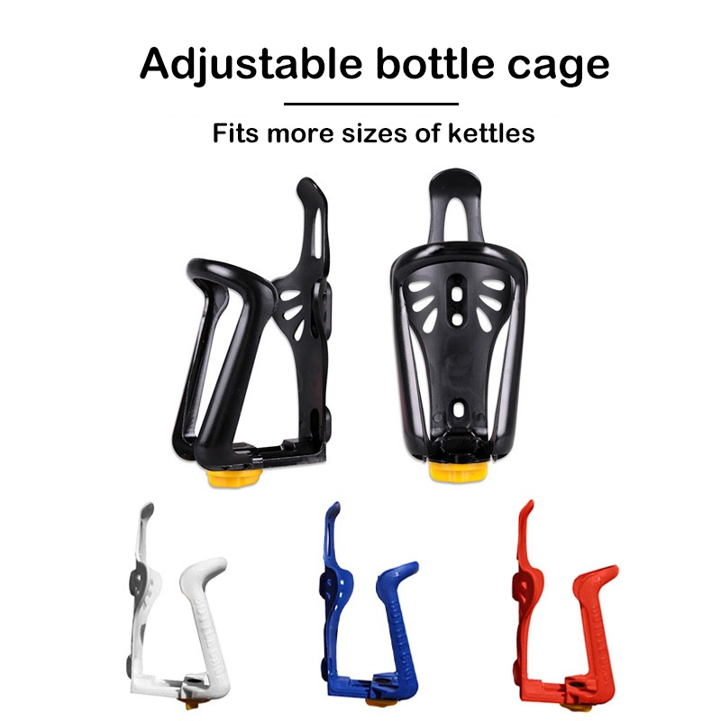 Bicycle adjustable bottle cage plastic bottle cage riding water cup ...