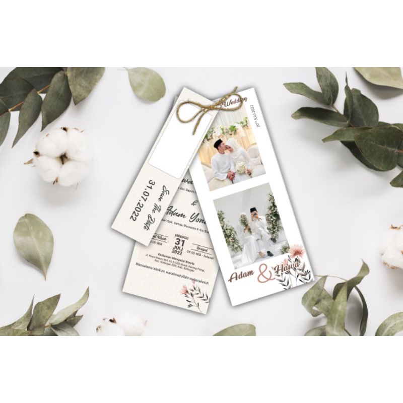 Custom hang tag Wedding Invitation | Shopee Philippines