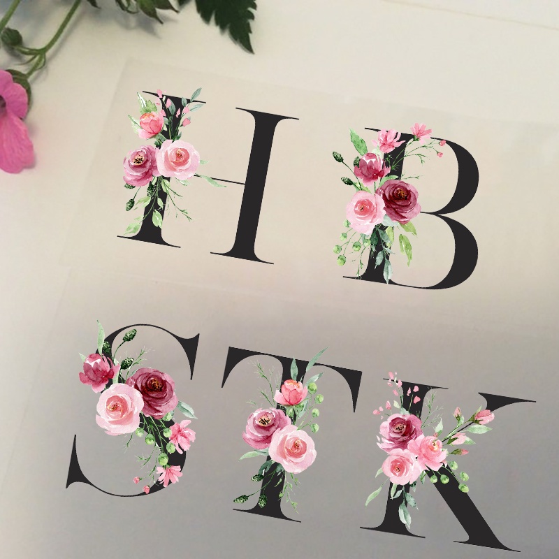 Diy Letter Transfers for Clothes Vest Alphabet Appliques Sticker ...