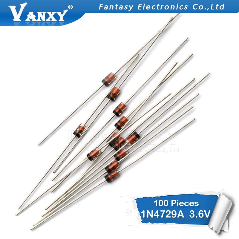 100PCS 1W 3.6V 1N4729A 1N4729 Zener diode | Shopee Philippines