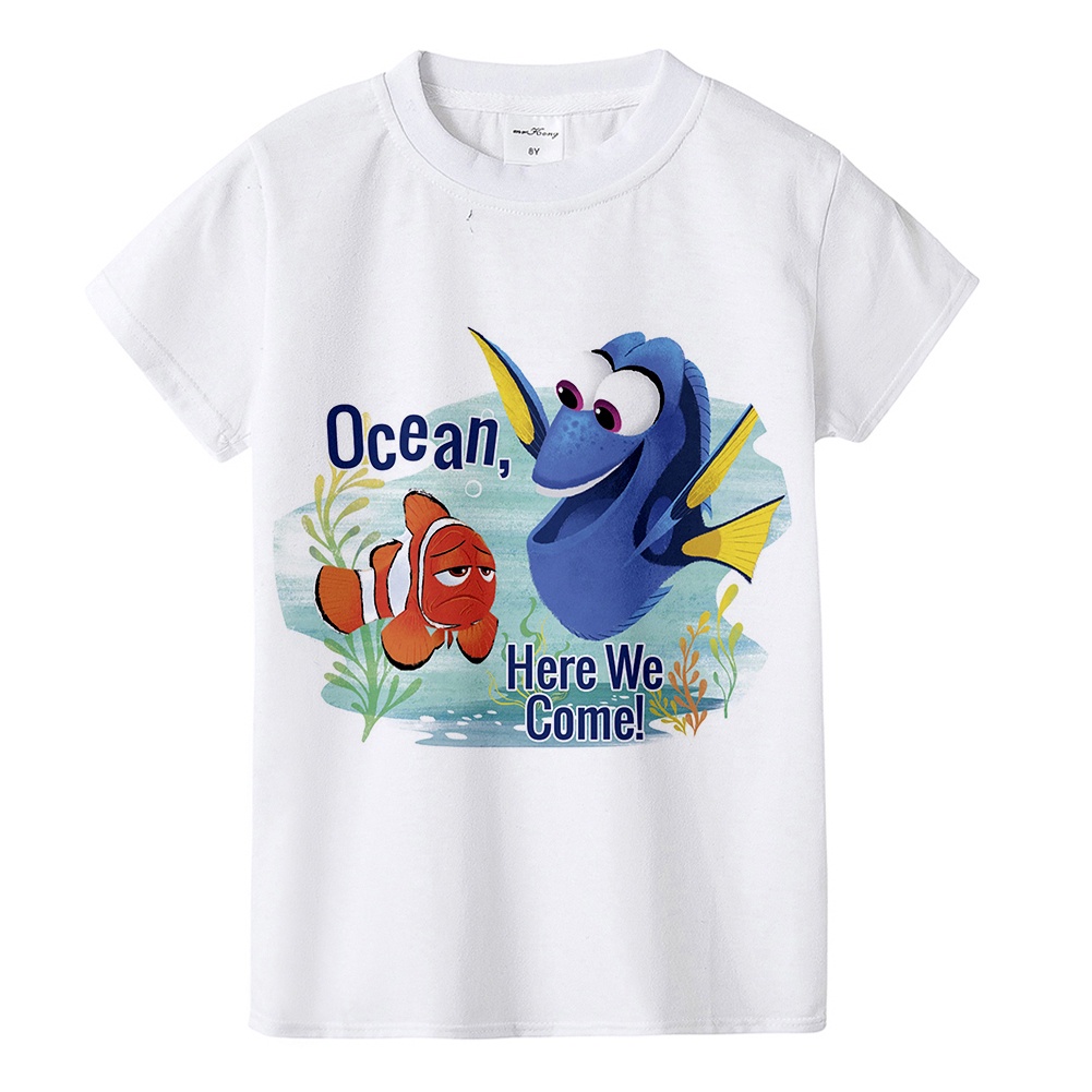 Finding Dory Nemo Kids T-shirt Boys Girls K-pop Cartoon Fish Children ...