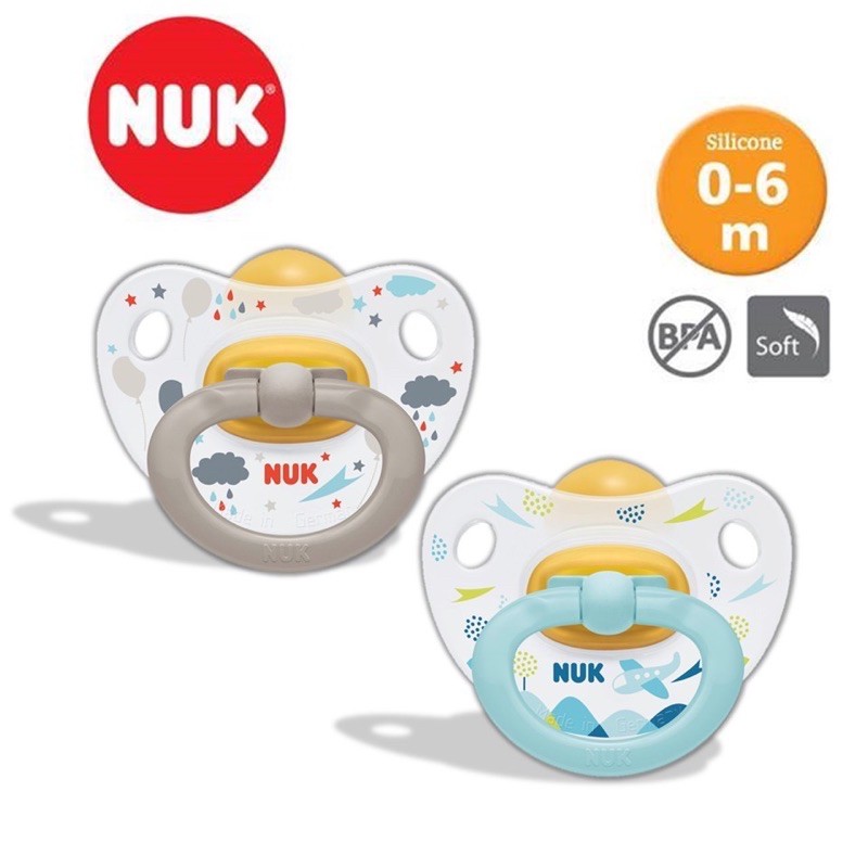 NUK Latex Soother (2 pcs) | Shopee Philippines
