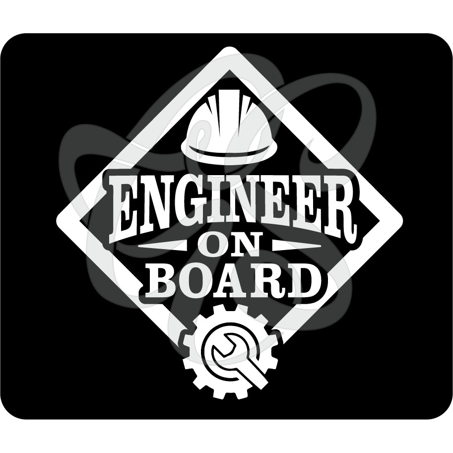 Engineer on Board_Car Design_Decal Sticker (COD) | Shopee Philippines