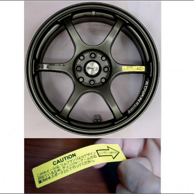 Jdm sticker advan RG caution | Shopee Philippines