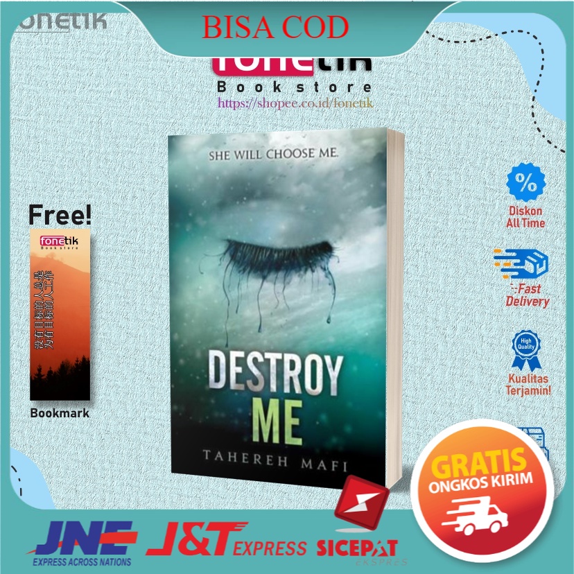 Shatter Me 1.5 - Destroy Me byTahereh Mafi (English Version) | Shopee ...