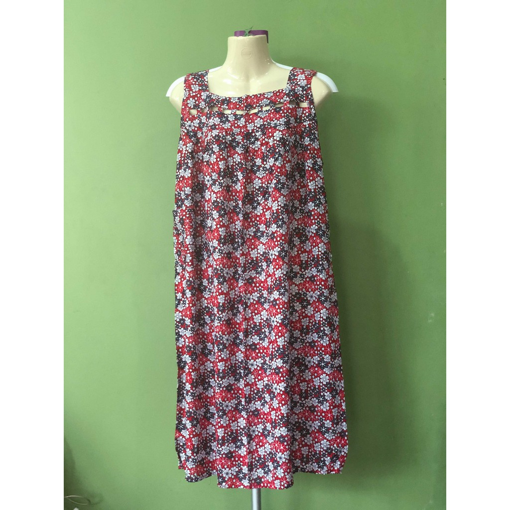 MEDIUM-LARGE Size Daster Pambahay Dress (Baby's Breath) | Shopee ...