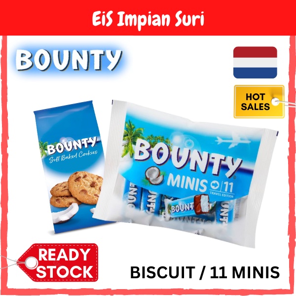 Chocolate Bounty Minis Travel Edition 333g Coklat Bounty Snicker ...