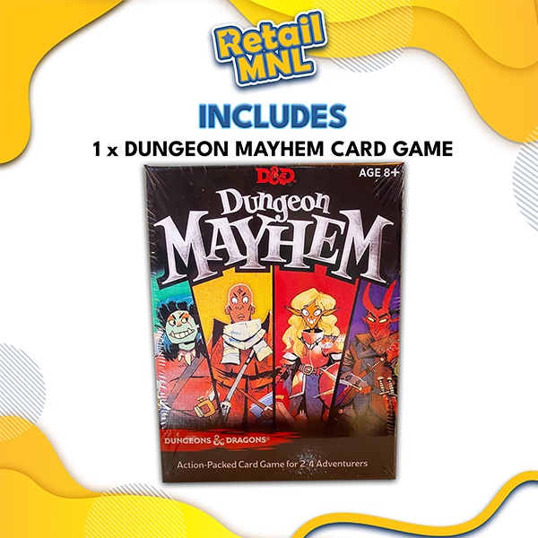Retailmnl Dungeon Mayhem! -Card Game D&D Dungeon Mayhem (2-4 Players) Card Game | Shopee Philippines