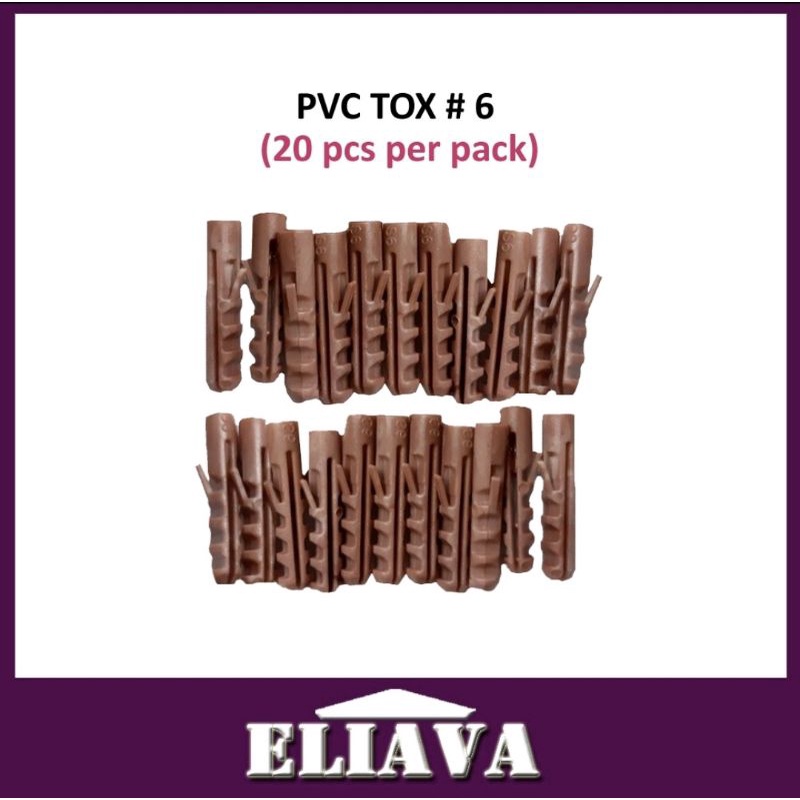 PVC Tox #6 (20 pcs per pack) | Shopee Philippines