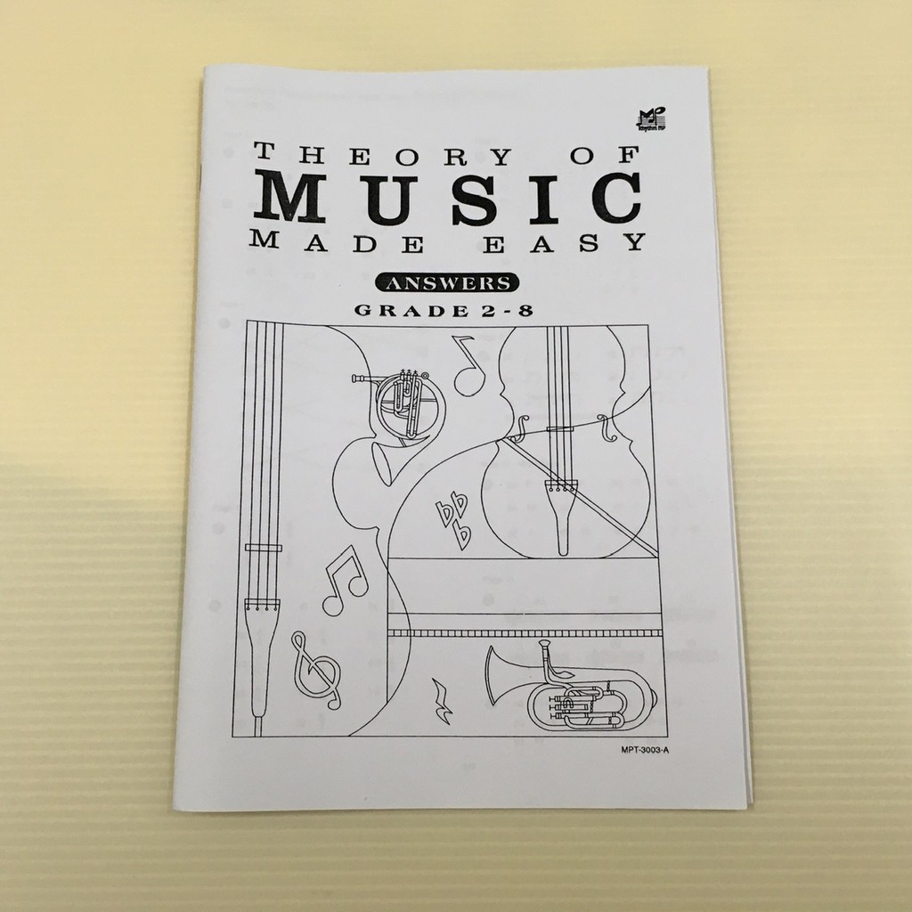 [New] Model Answers Theory of Music Made Easy Grade 2~8 | Shopee ...