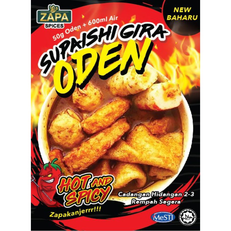 ZAPA SPICES'S SUPAISHI GIRA ODEN & NOM NOM STEAMBOAT viral | Shopee ...