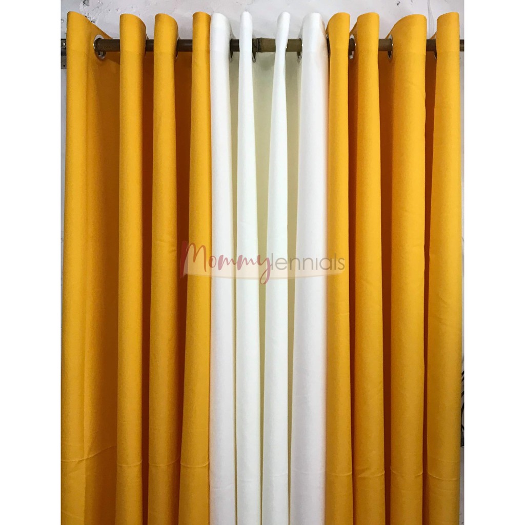 MM 3in1 Set Elegant Ring Curtain For Window Door Home Room Decor ...