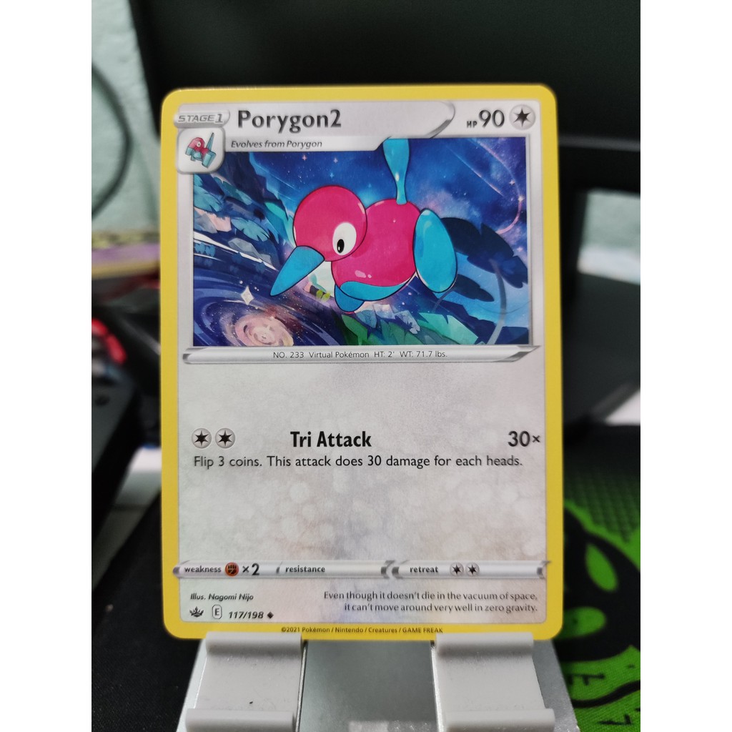 Porygon2 | Chilling Reign 117/198 | Pokemon Trading Card | Shopee ...