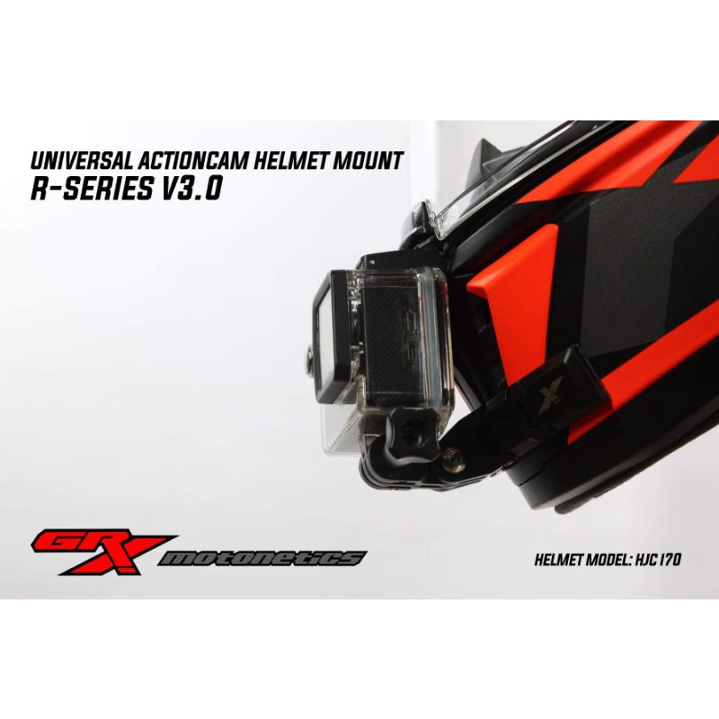 Grx Universal Action Cam Helmet Chin Mount R Series v3 | Shopee Philippines