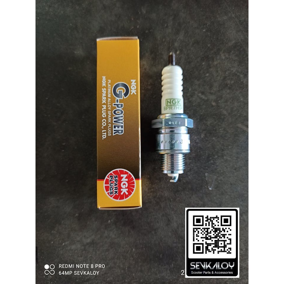 [Original] NGK G-power BPR7HGP Platinum SparkPlug Honda Dio Jog SYM ...