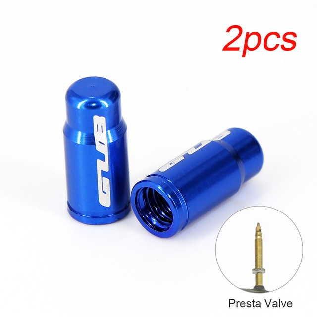2PCS Aluminum Bicycle Tire Valve Cap Ultralight Road Mountain Bike ...