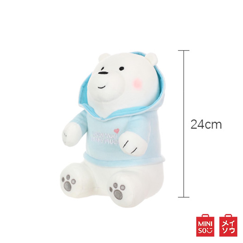 Lift Up The Currys We Bare Bears Authentic From MINISO. Hoodie Doll ...