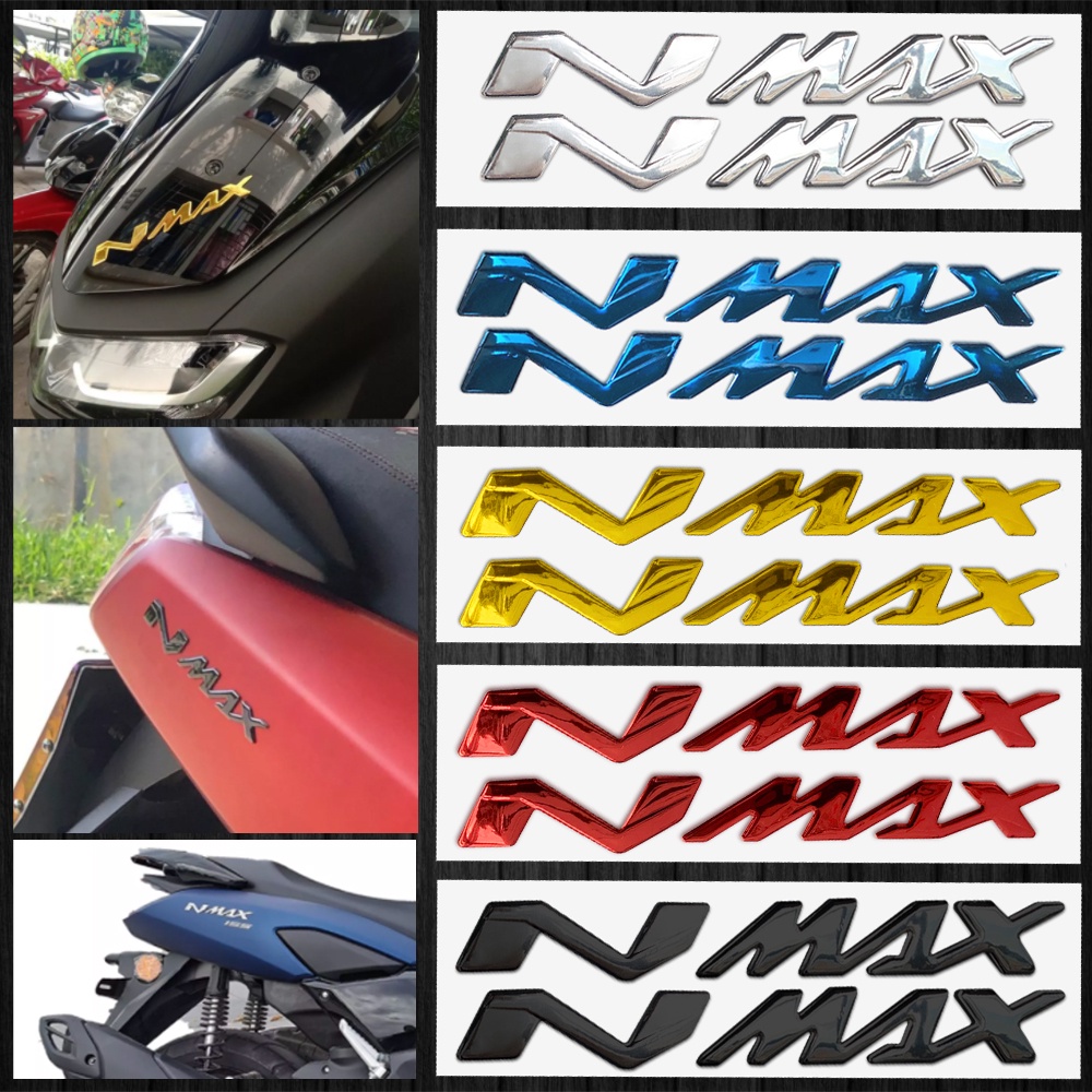 For Yamaha NMAX Nmax V2 Visor Emblem NMax155 Stickers Accessories ...