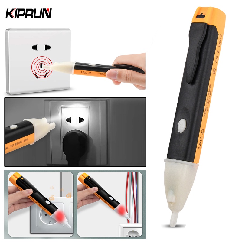 KIPRUN Voltage Tester Pen 90V-1000V Electric Test Pen Indicator AC/DC ...