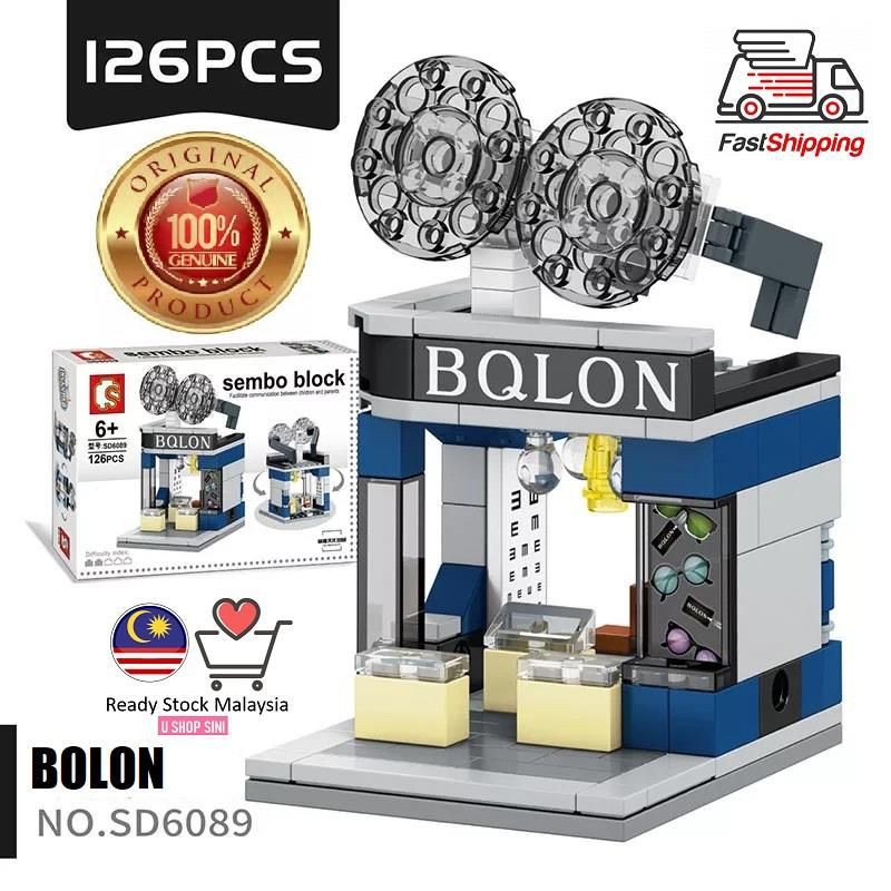 1247 SEMBO BLOCK Lego Building Game SEMBO Mini world night market ...