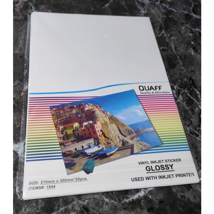 ViNYL STiCKER and PHOTO TOP FOR SiNTRA BOARD A4 size(20sheets per pack ...