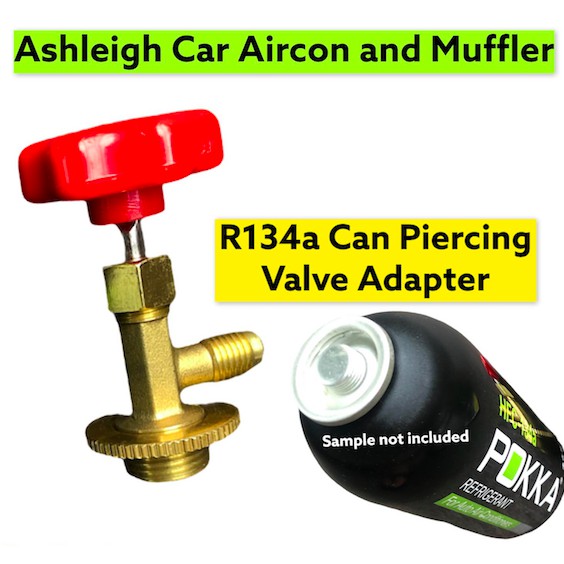 R134a Can PIERCING VALVE ADAPTER Car Aircon Parts Airconditioning ...