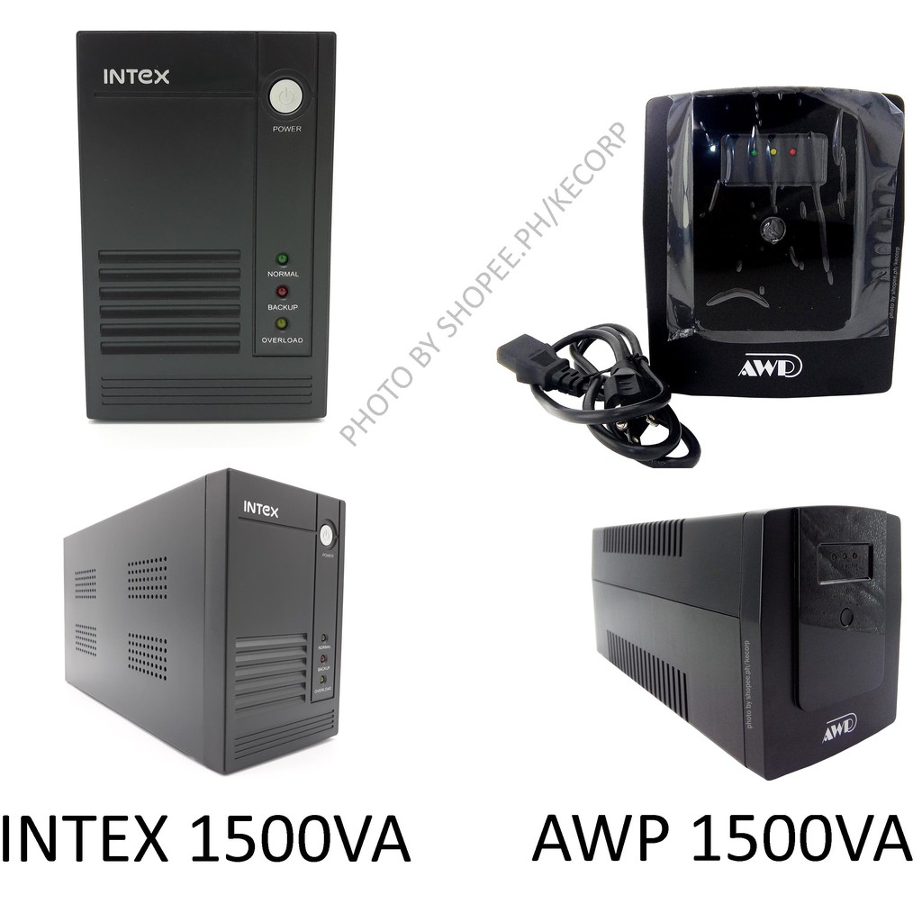 Intex UPS 1500VA & AWP Wise Power UPS with Stabilizer 1500VA UPS KECORP ...