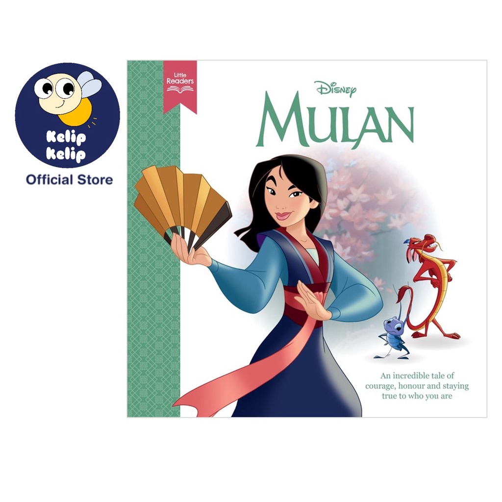 Disney Princess Mulan Little Readers Hardcover Storybook With Colourful ...