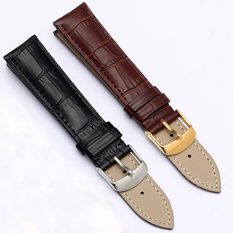 Watch Band Genuine Leather straps Watchbands 12mm 18mm 20mm 22mm watch ...
