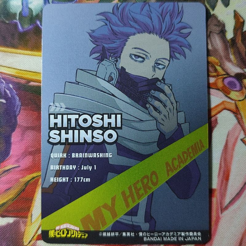 BANDAI My Hero Academia Profile Trading Cards | Shopee Philippines