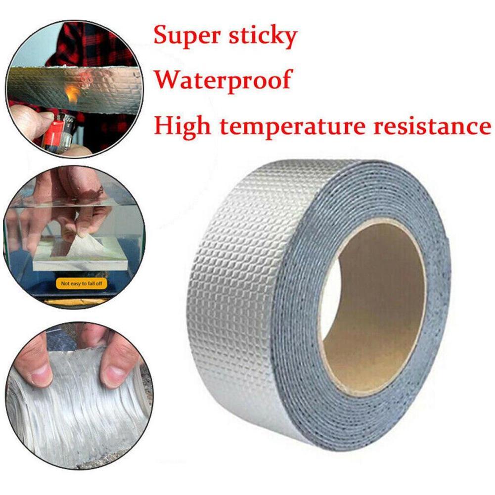Aluminum Foil Butyl Waterproof Tape For roof leak Roof Sealant Wall ...