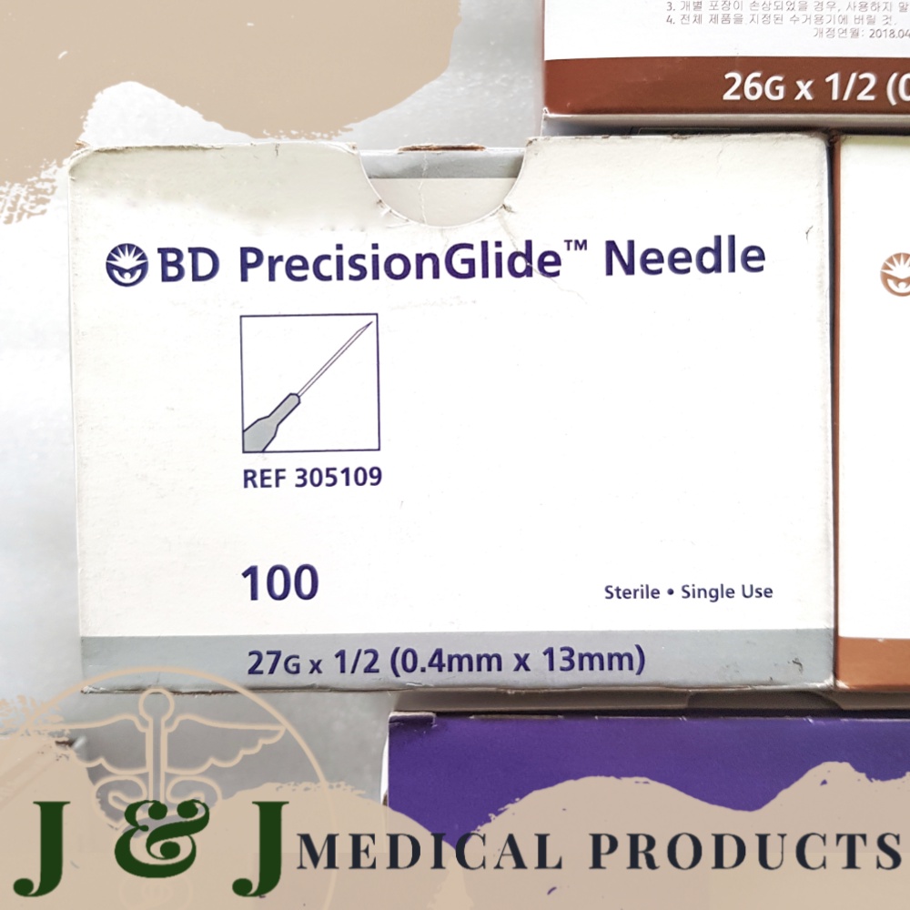 BD Needle PrecisionGlide 18G, 21G, 23G, 24G, 25G, 26G, 27G | Shopee ...