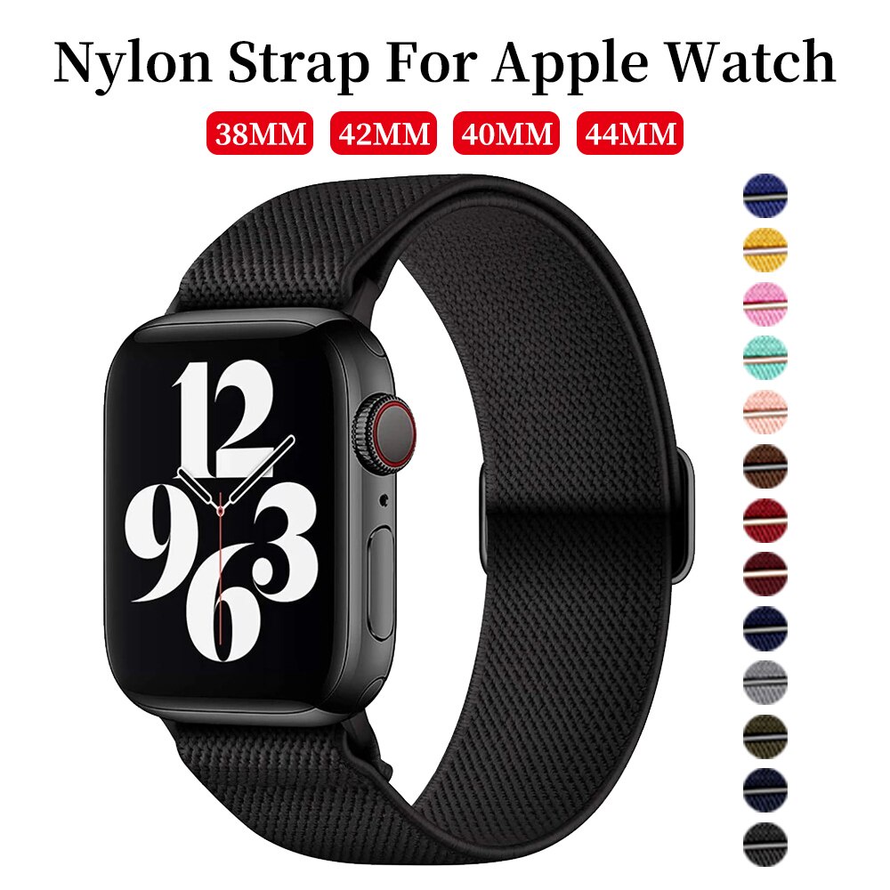 New Sport Solo Loop Band For Apple Watch Fabric Nylon Bracelet For ...