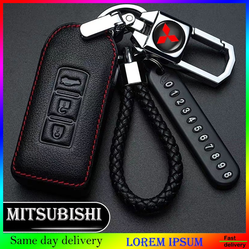 Mitsubishi Leather Key Cover Triton 2021 Xpander ASX Remote Control ...