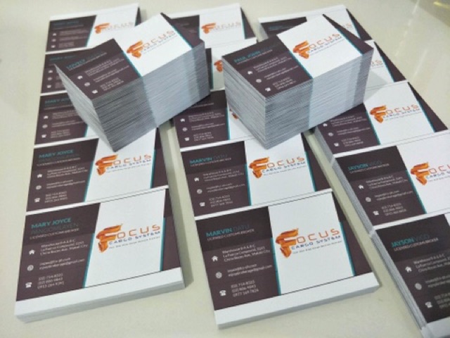Calling Card 100pcs / Quality Prints | Shopee Philippines