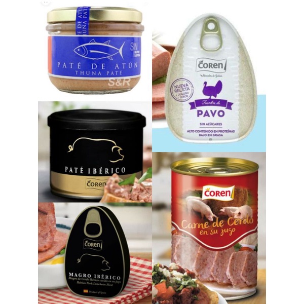 Coren Iberian Pork Lever Pate and Luncheon meat | Shopee Philippines