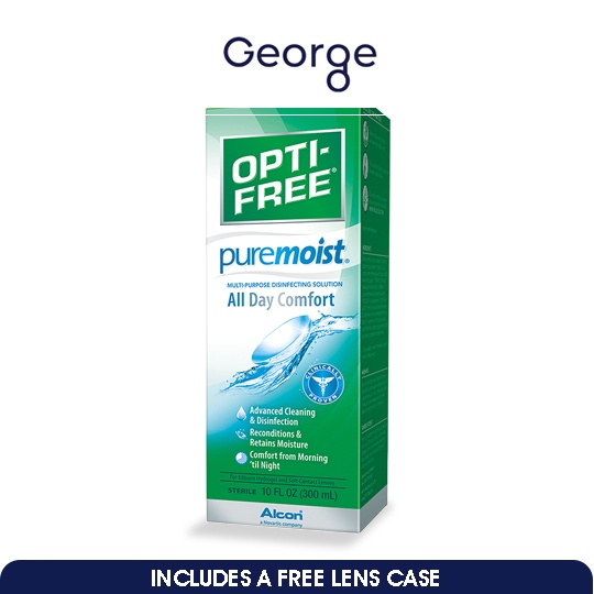 Alcon OPTI-FREE PUREMOIST 300ml contact lens solution / Multipurpose ...