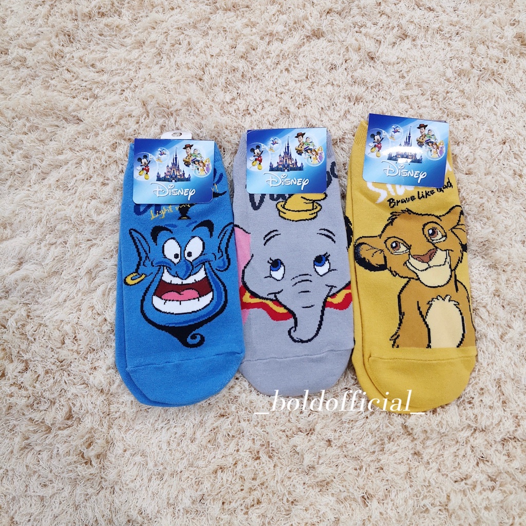 Disney Characters Genie, Dumbo, Simba Cute Socks from Korea Korean ...
