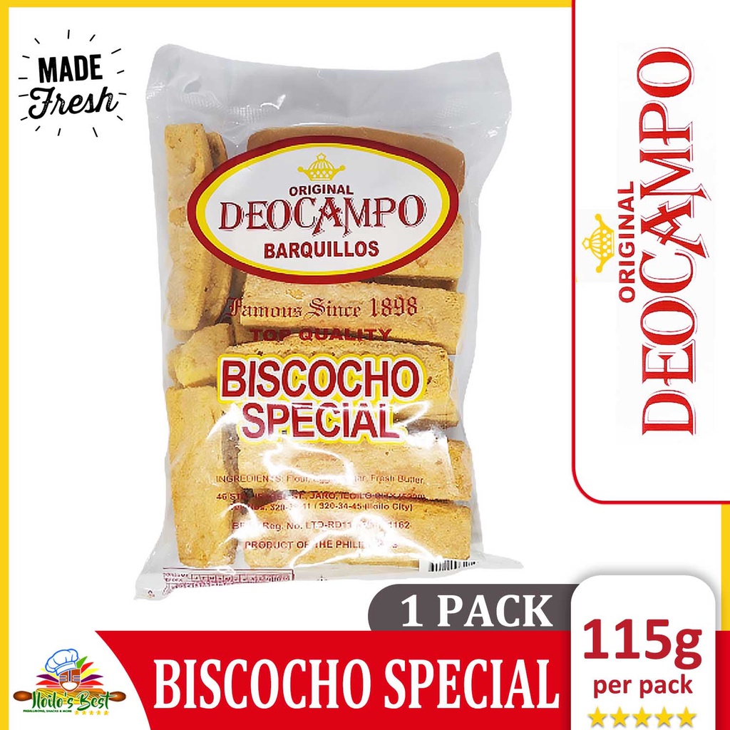 Iloilo's Best | Biscocho Special 115grams | Deocampo's Barquillos ...