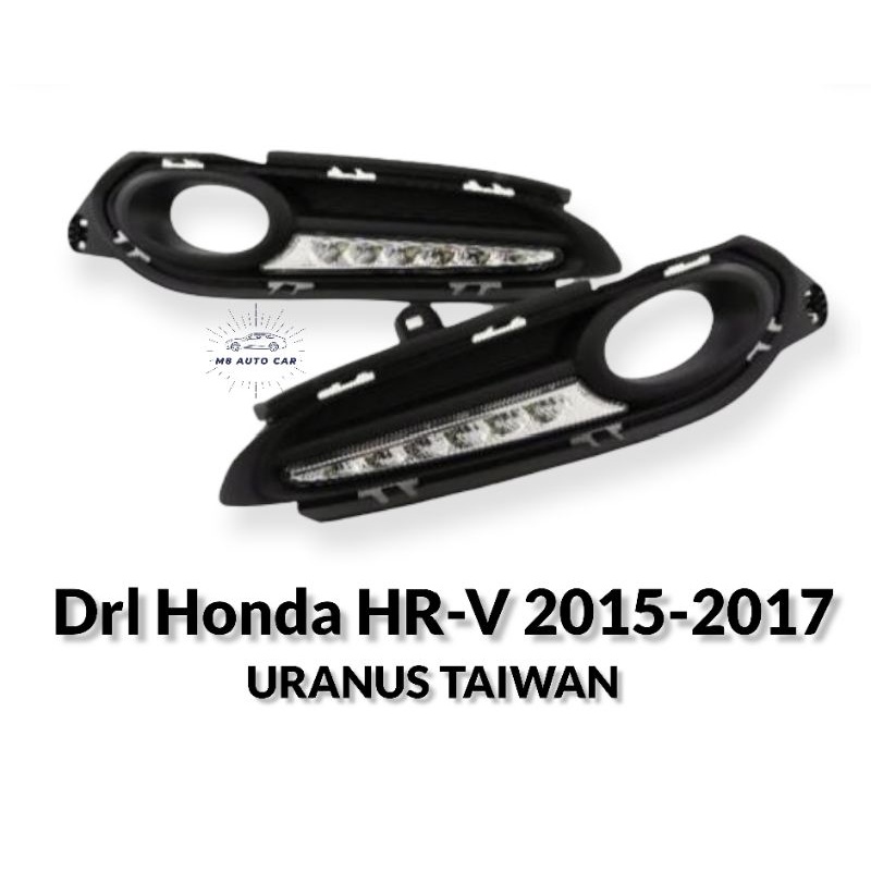 Led Delight HONDA HRV 2015 2016 2017 Fog Lamp Cover With DRL HR-V 2015 ...