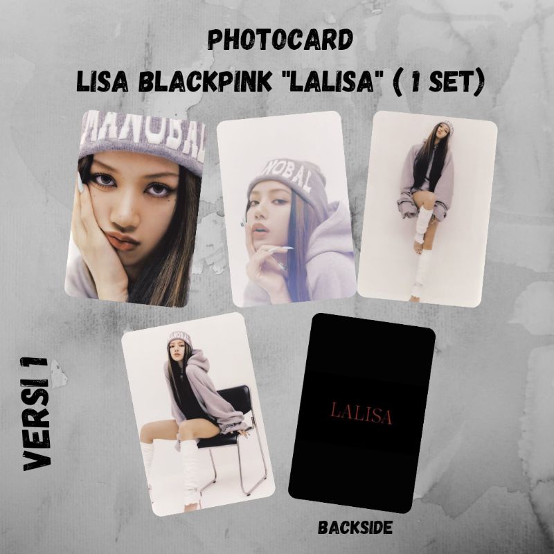 Photocard LISA BLACKPINK: LALISA (1Set) | Shopee Philippines
