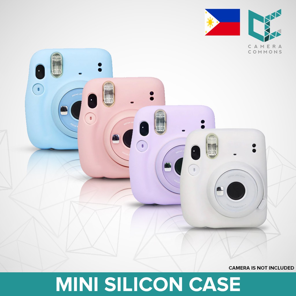 Silicon Silicone Case Plain Colors for Fujifilm Instax Mini 11 Mini 12 ...