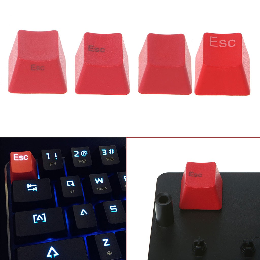 ♥♥Mechanical Keyboard PBT ESC Keycap R4 Cherry MX Switch Height ...