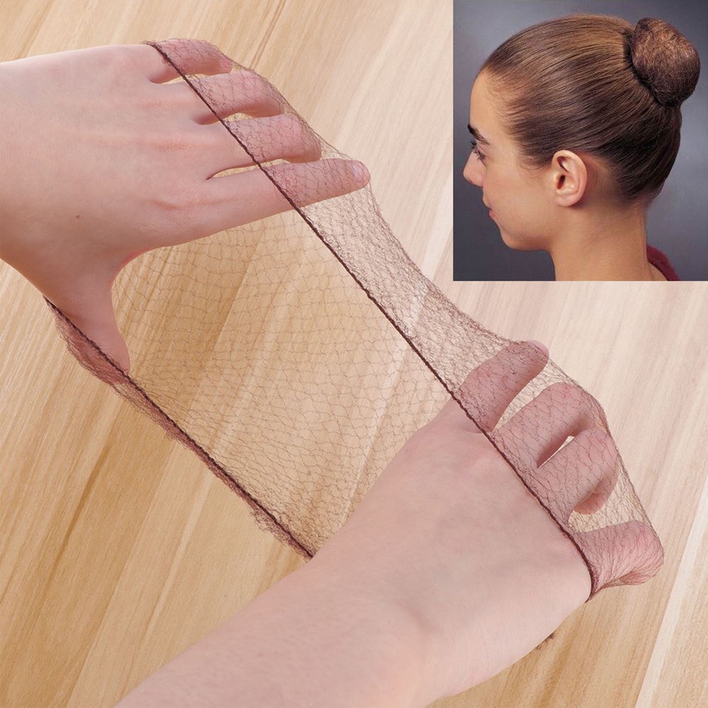 [READY STOCK] Brown Wig Invisible Elastic Mesh Nylon Hairnet Hairnets ...