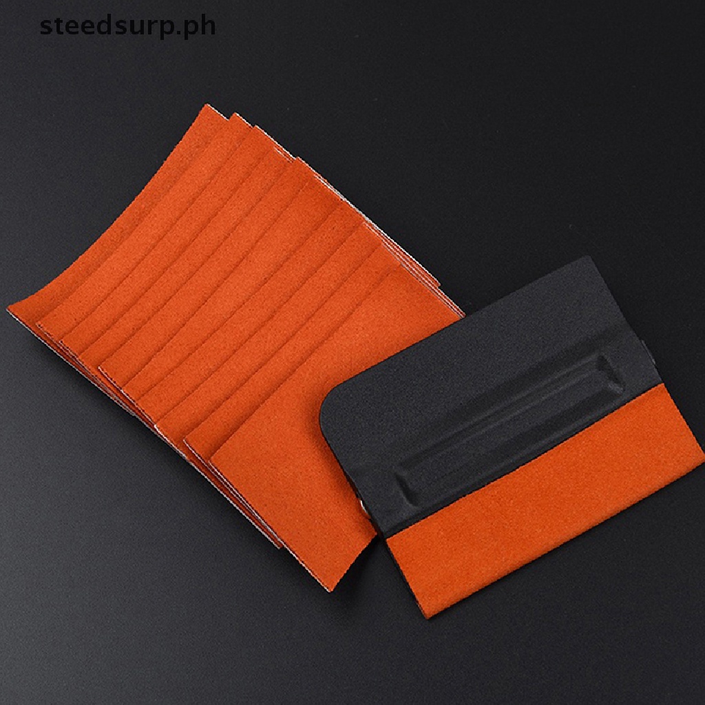 SURP 10PCS Felt Buffer Soft Strips Squeegee Scraper Replacement Car ...