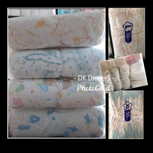 DK DIAPERS 50's M KOREAN TYPE MAGIC TAPE DIAPERS | Shopee Philippines