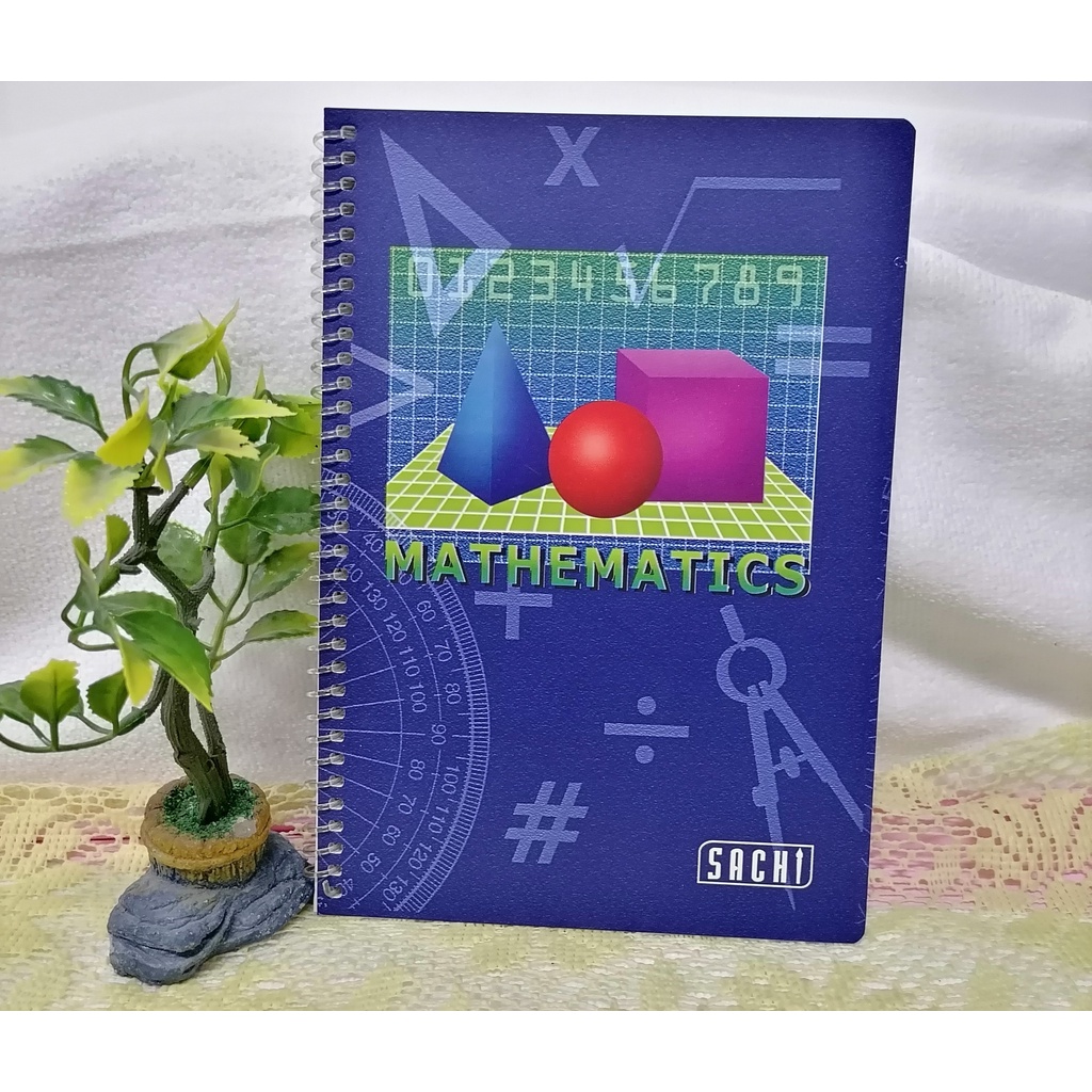 Vanda Mathematics Graphing Notebook Spiral and Yarn 80 Leaves With ...