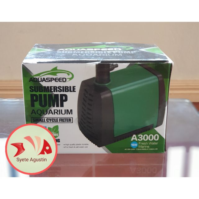 AQUASPEED SUBMERSIBLE PUMP A3000 16 watts | Shopee Philippines