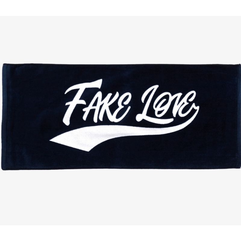 (OFFICIAL, ON HAND) BTS THEMED MERCH VARSITY TOWEL 01 (FAKE LOVE ...