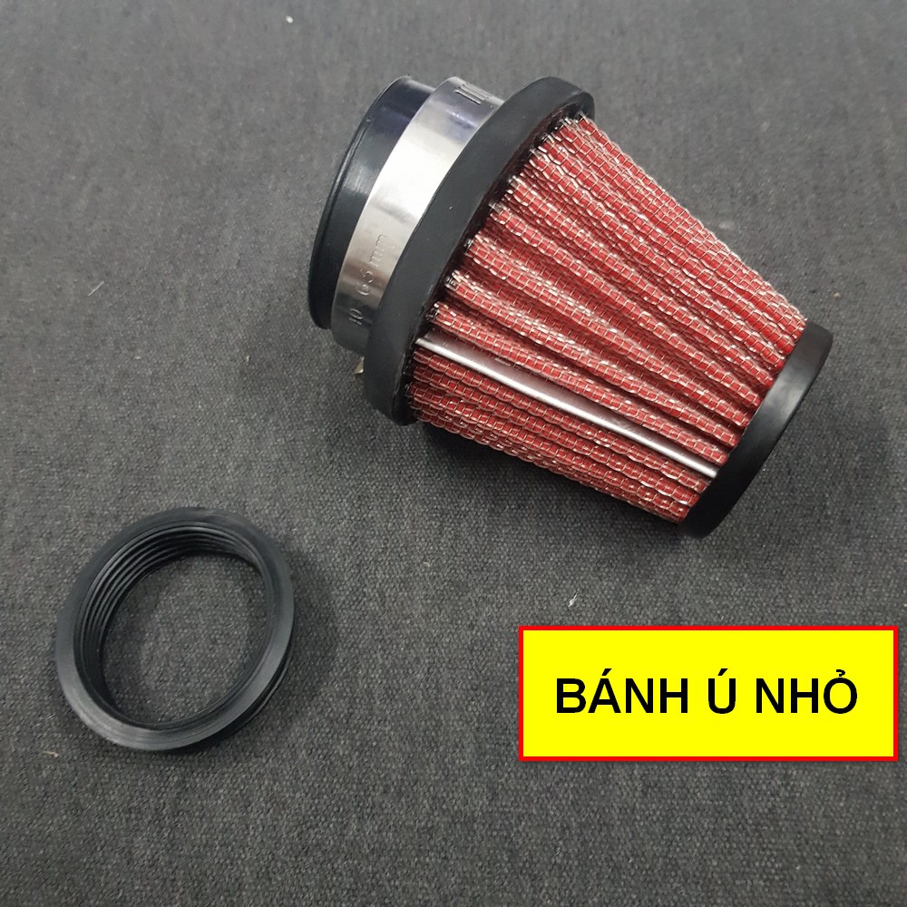 SMALL SIZE WHEEL AIR FILTER, RED MESH MOUNTED SATRIA, RAIDER, WINNER ...